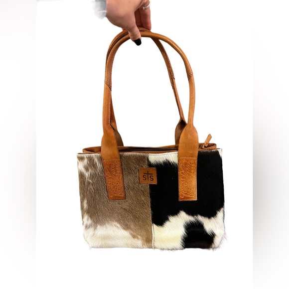 STS Ranchwear | Bags | Sts Ranchwear Womens Cowhide Leather Bag W ...